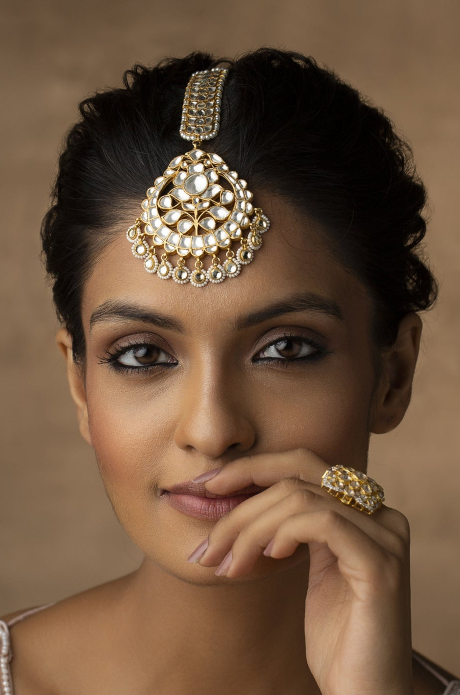 Anshini Kundan Maang Tikka – Paisley Pop Shop