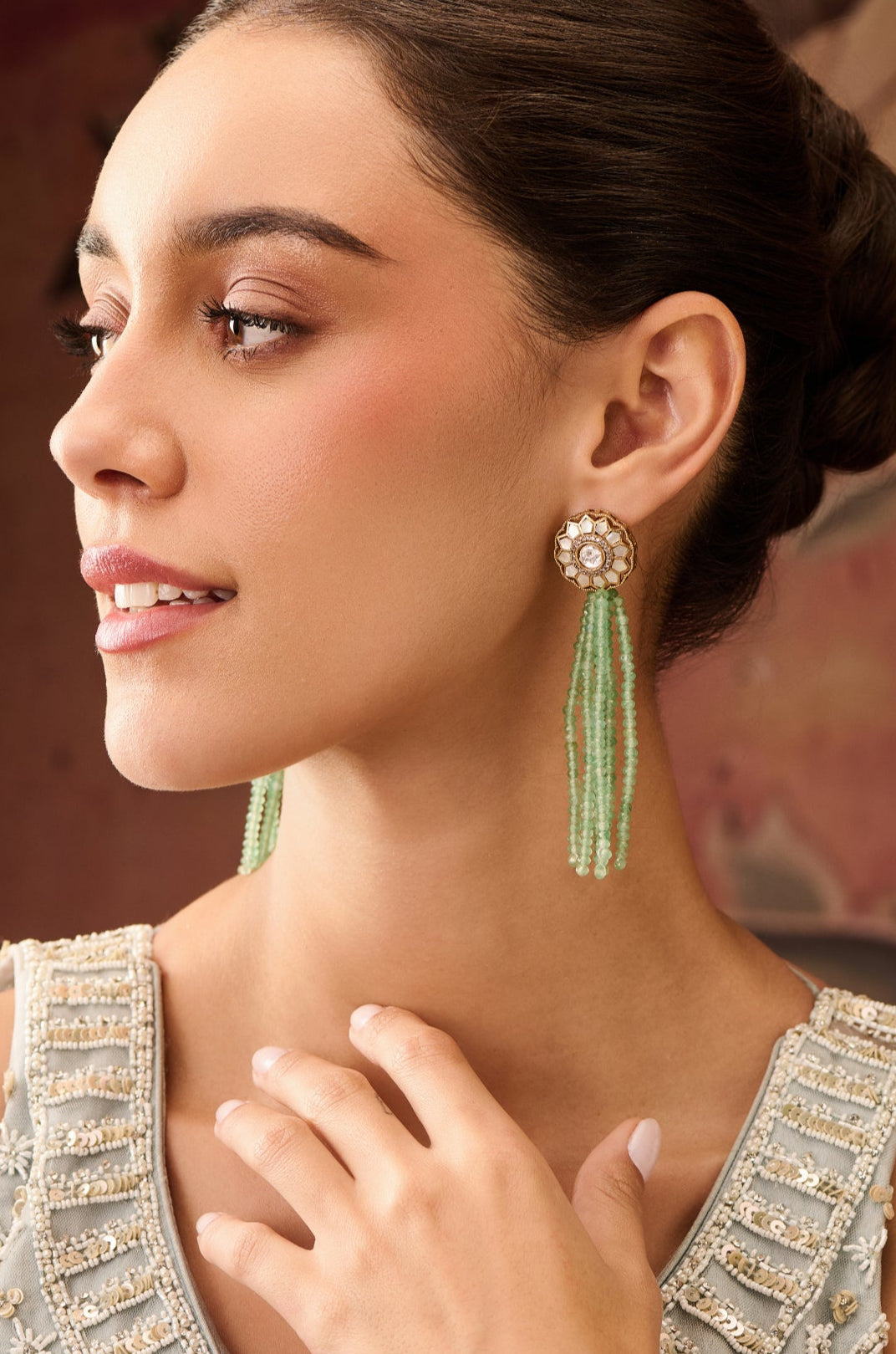 Alisa Mother Of Pearl Earrings – Paisley Pop Shop