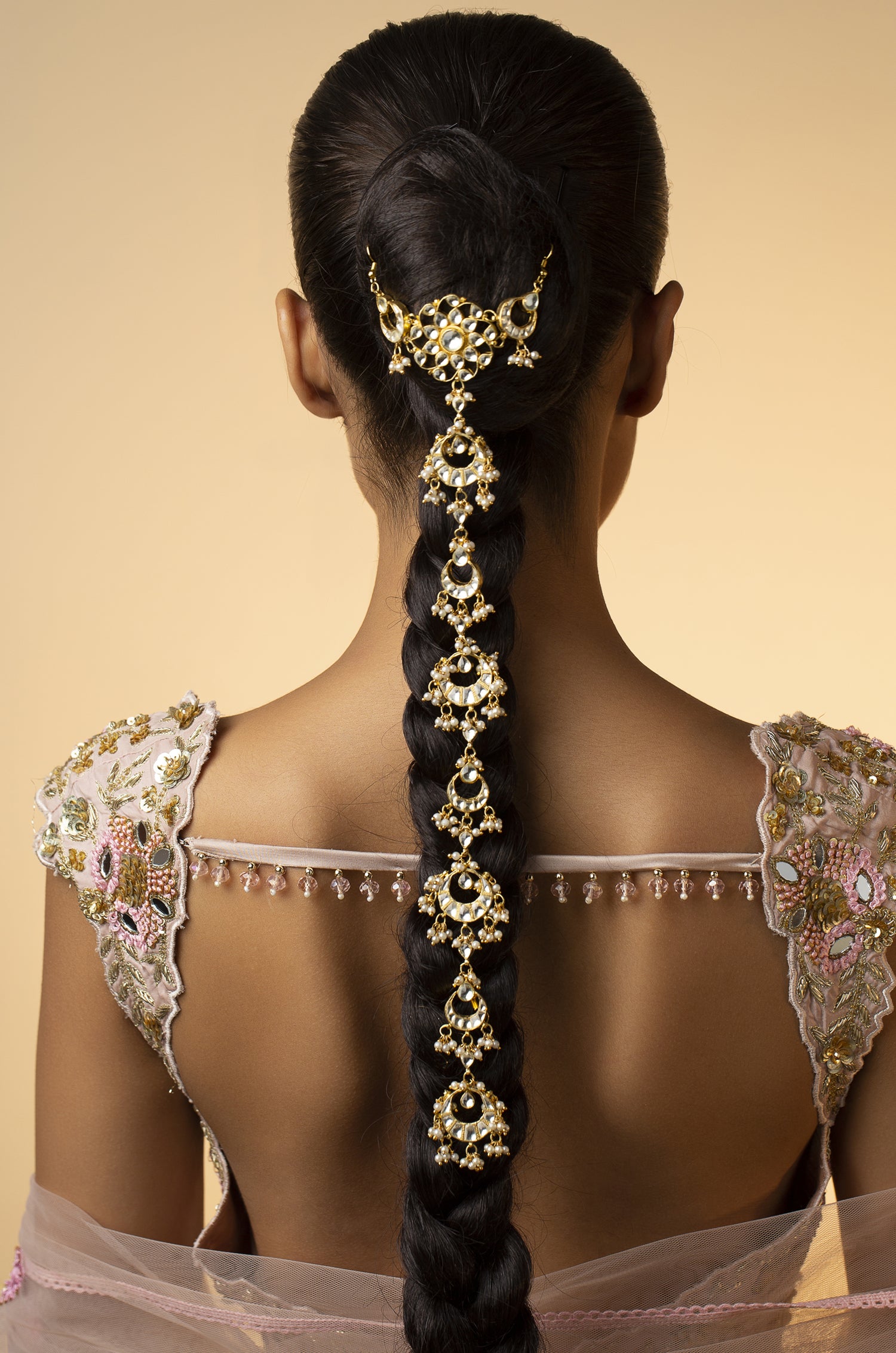 Sidhira Kundan Braid Pin – Paisley Pop Shop