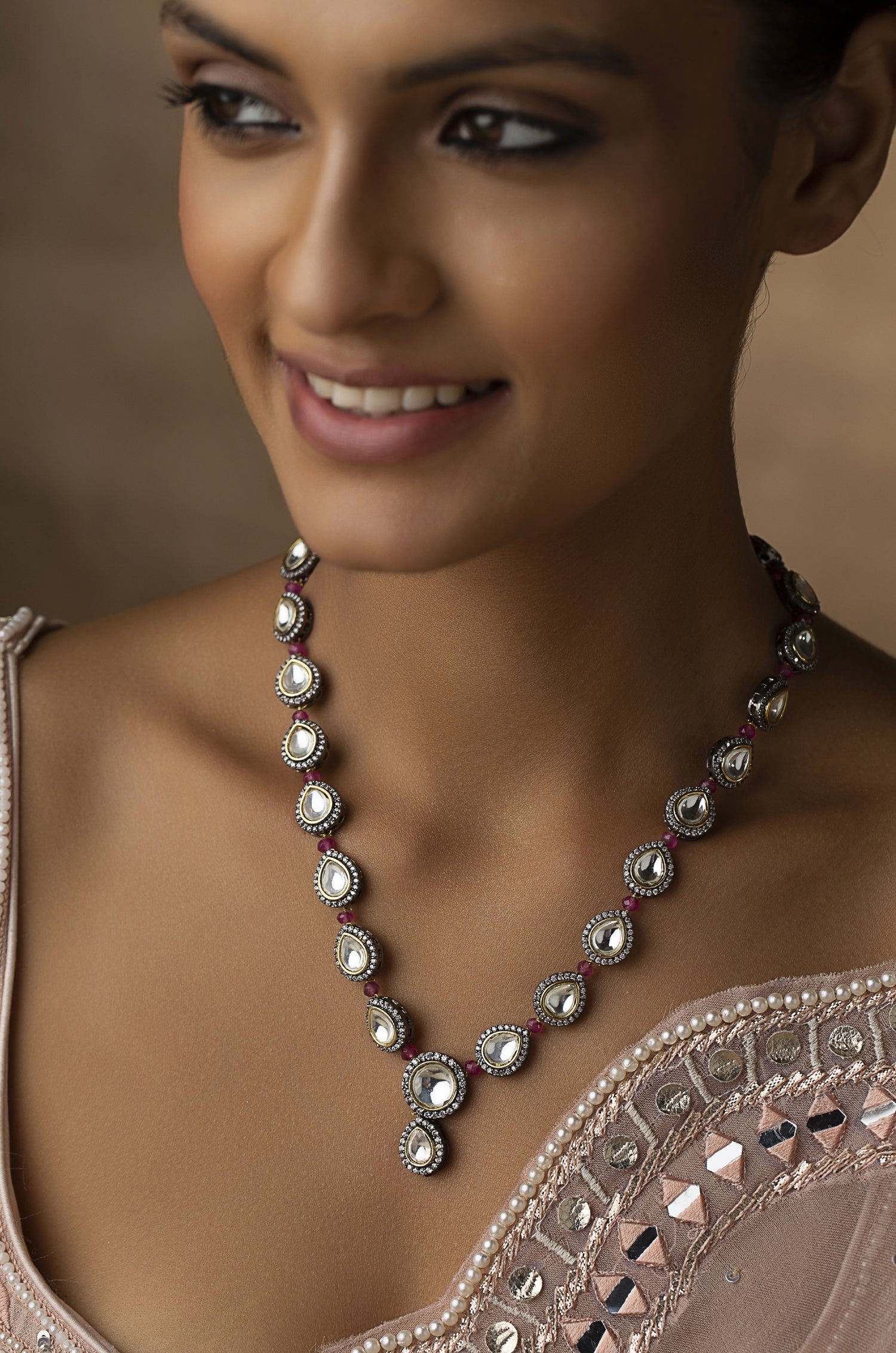 Priha Victorian Polki Necklace – Paisley Pop Shop