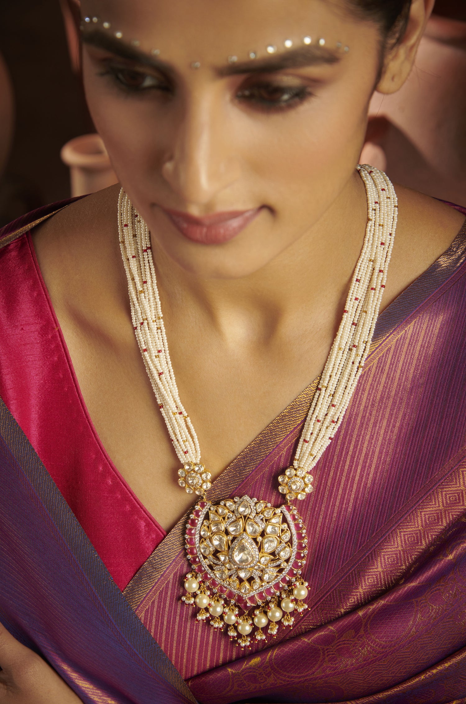 Sihu Polki Pearls Silver Necklace – Paisley Pop Shop