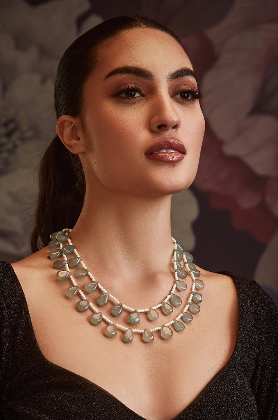 Darikay Mint Pearl Layered Necklace – Paisley Pop Shop